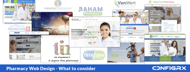 Pharmacy Website Design and Pharmacy Website Template