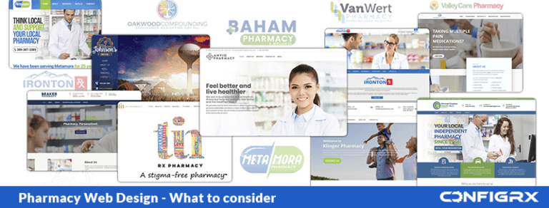 Pharmacy Website Design and Pharmacy Website Template
